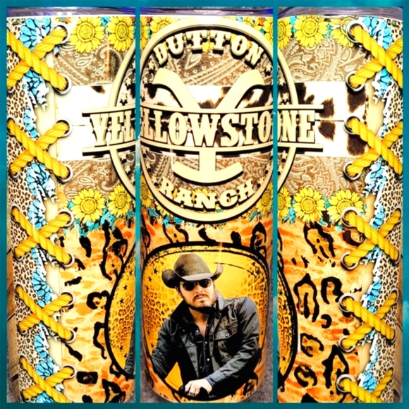 Kitchen | Yellowstone Dutton Ranch Rip Wheeler Sublimated Tumbler W Lid ...